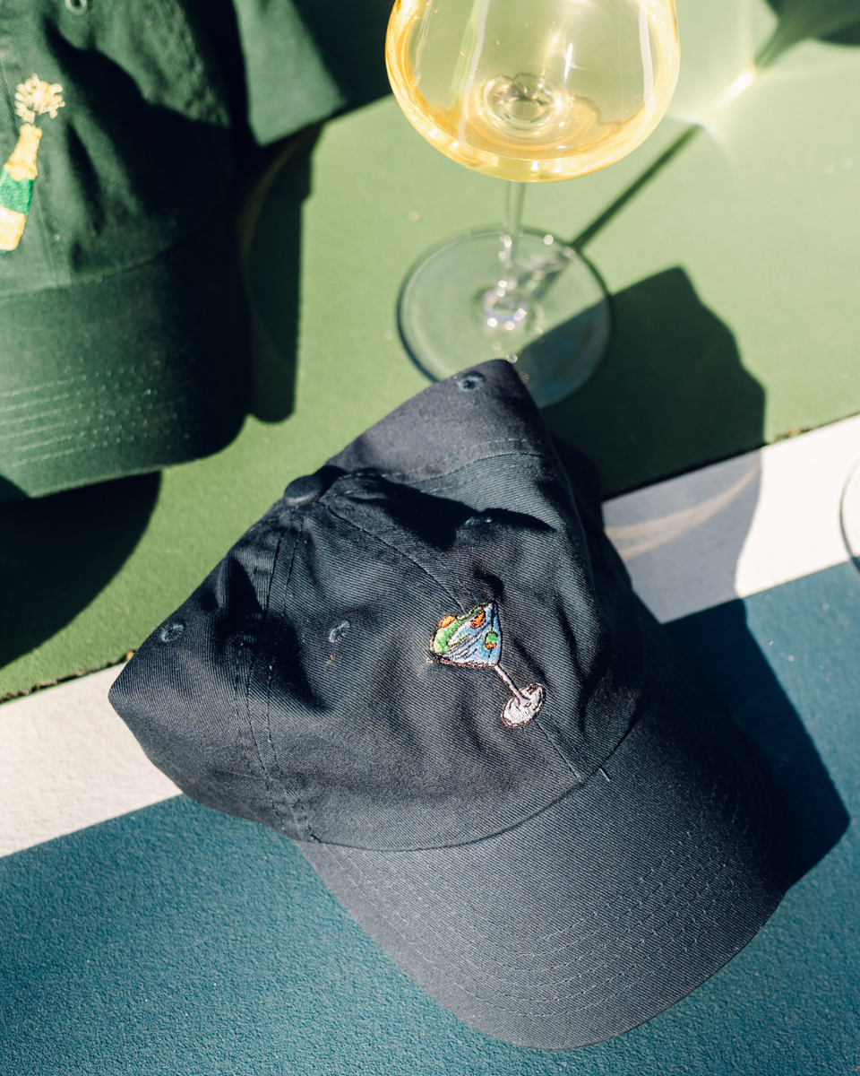 Navy Blue Fall “Dad Hat” – Marinas and Martinis