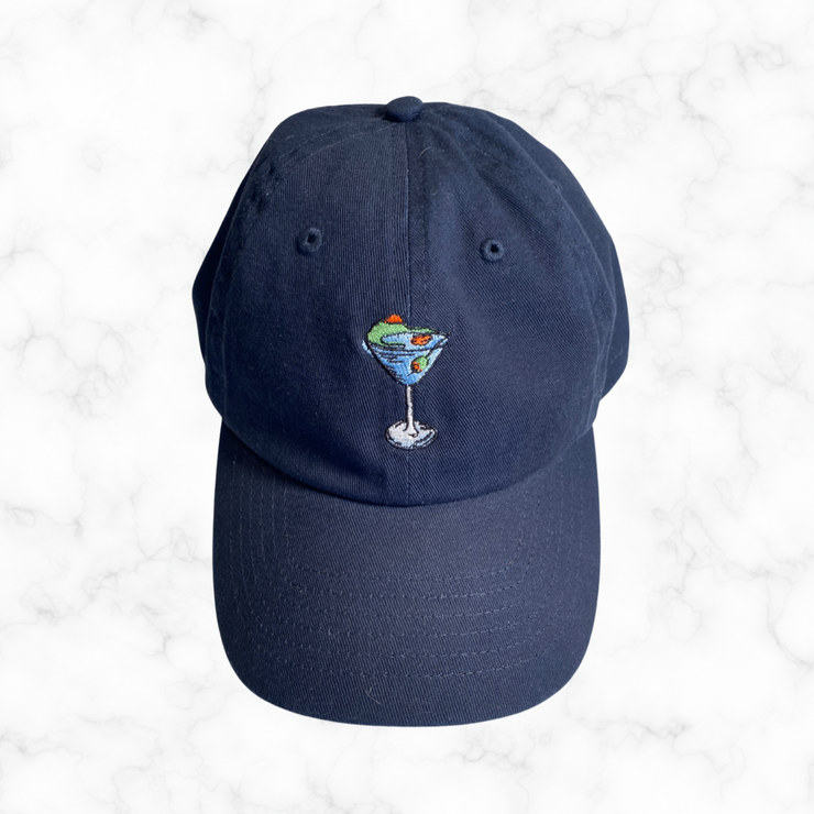Navy Blue Fall “Dad Hat” – Marinas and Martinis